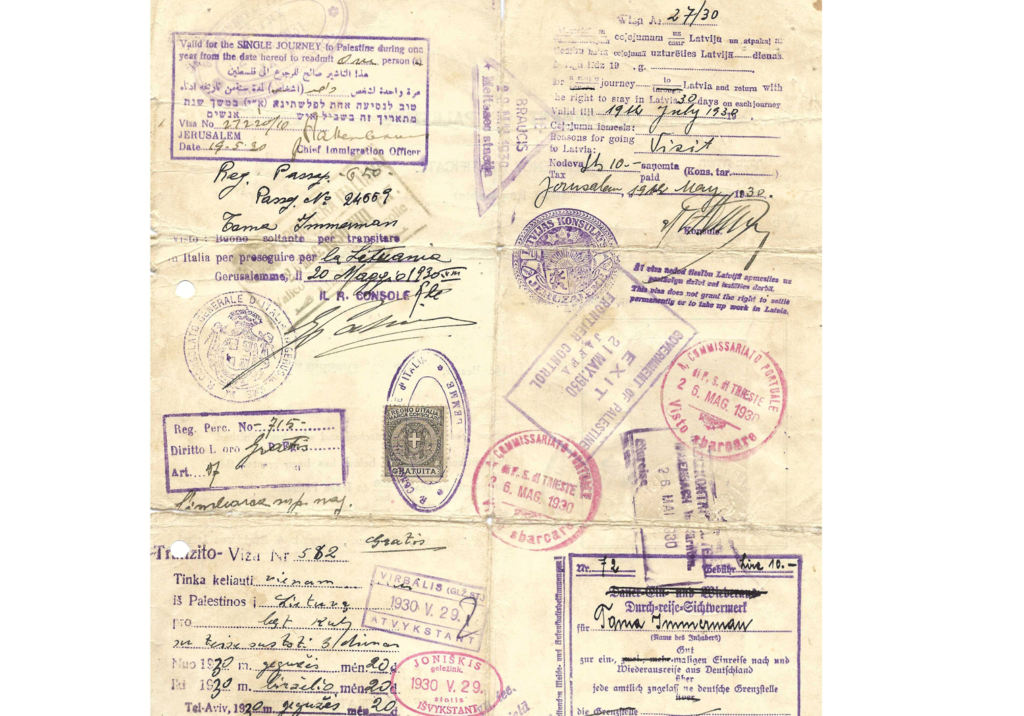 British Mandate travel document - Our Passports