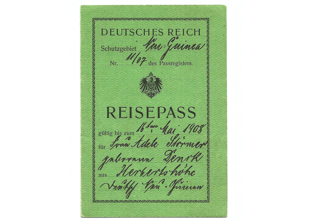 1907 exceptionally rare colonial passport - Our Passports